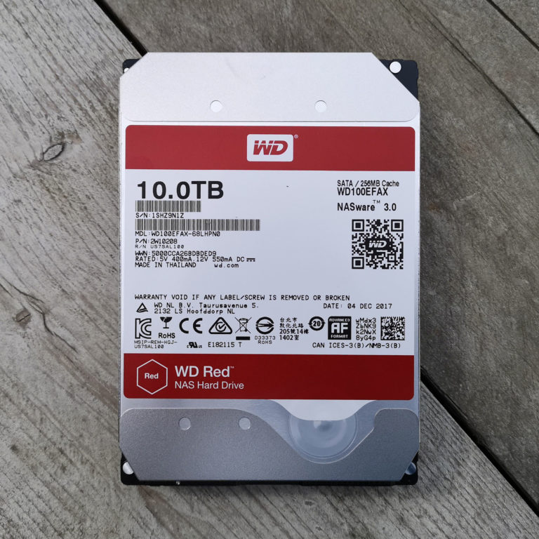 Review: WD Red WD100EFAX (10TB HDD) - GadgetGear.nl