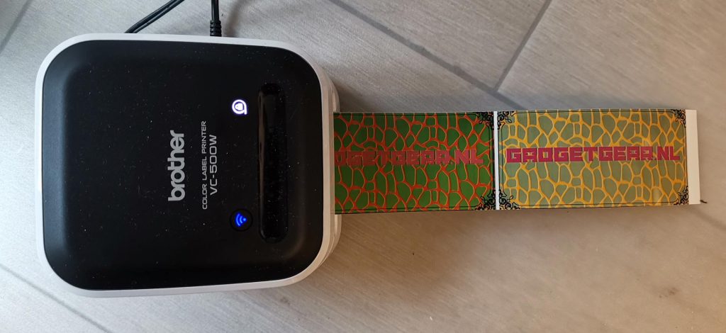 Review: Brother VC-500W (kleuren labelprinter) - GadgetGear.nl