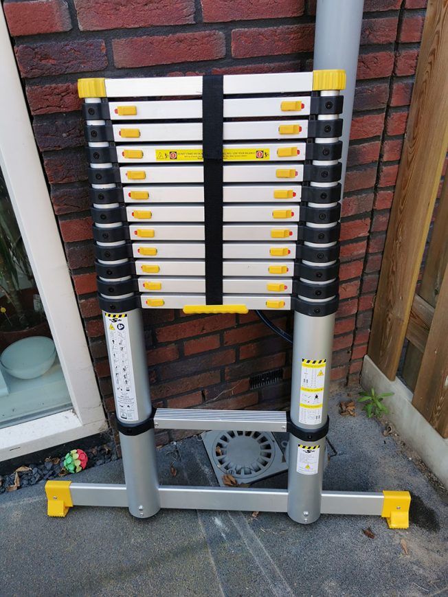 Review: Mr Safe Telescopische Ladder 4.6m - GadgetGear.nl