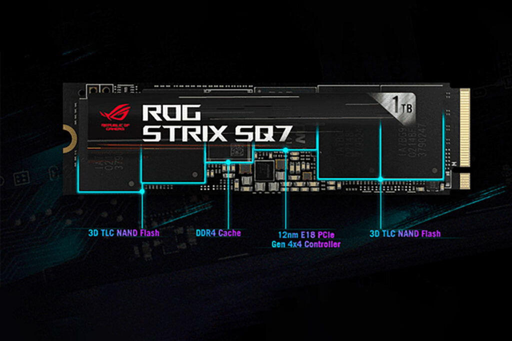 Dit is de Asus Rog Strix SQ7 M.2 2280 NVMe SSD - GadgetGear.nl
