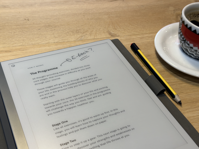 Review reMarkable met Type Folio, het toetsenbord voor het E-ink ...